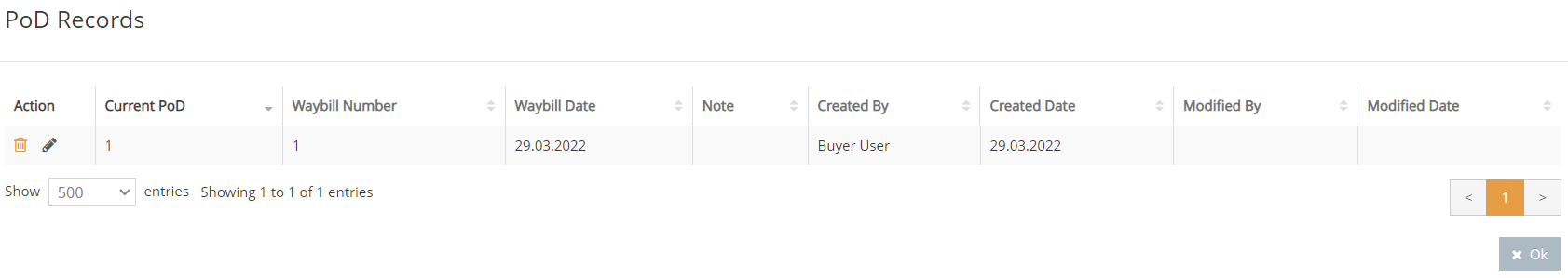 PO Tracking (My POs)